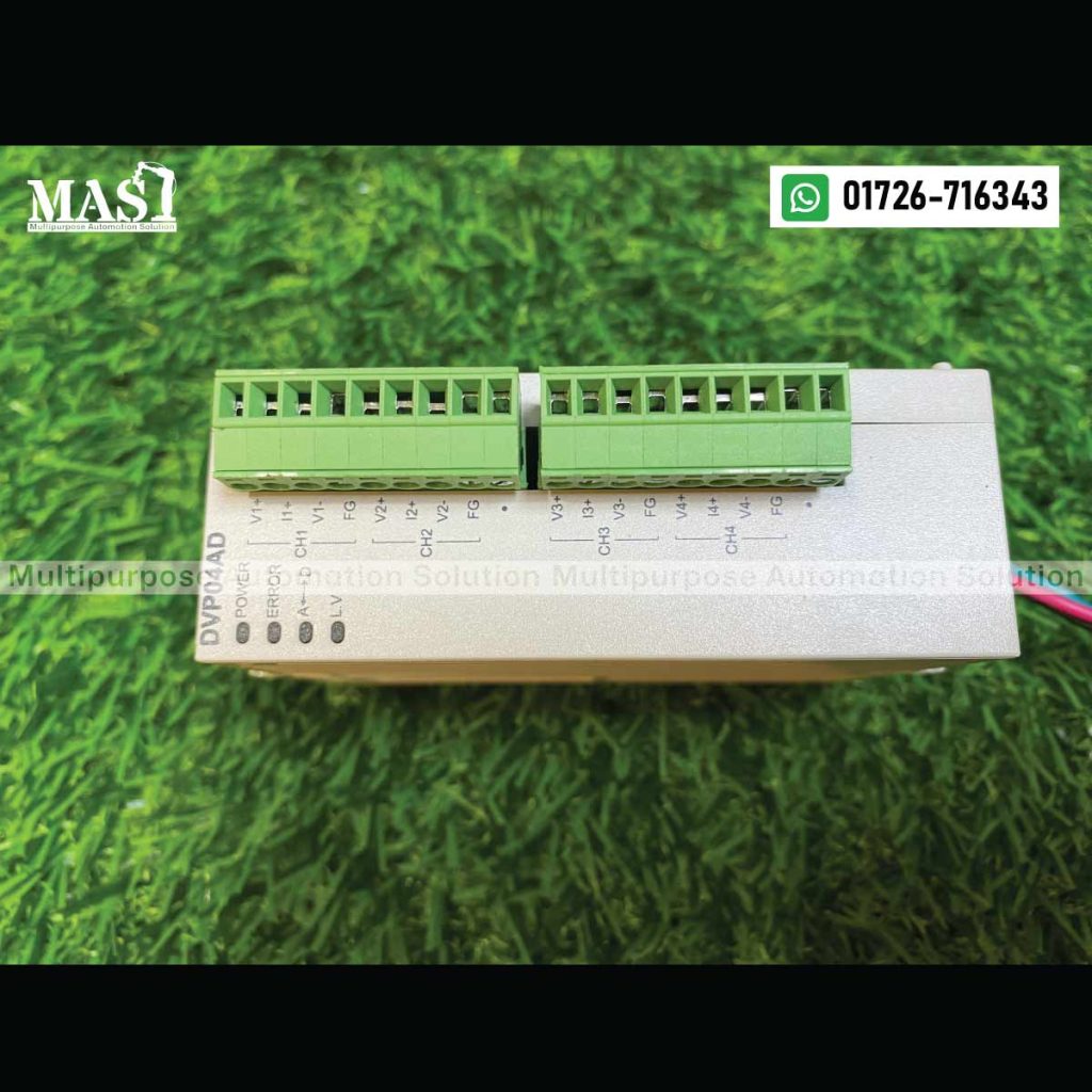 DELTA DVP04AD-SL Analog Input Extension Module - MAS