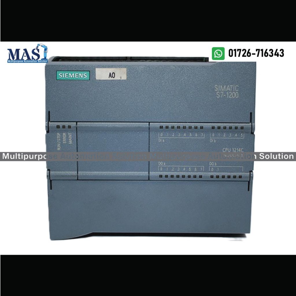 Siemens PLC SIMATIC S7-1200 CPU 1214C AC/DC/RLY (6ES7214-1BG40-0XB0) - MAS
