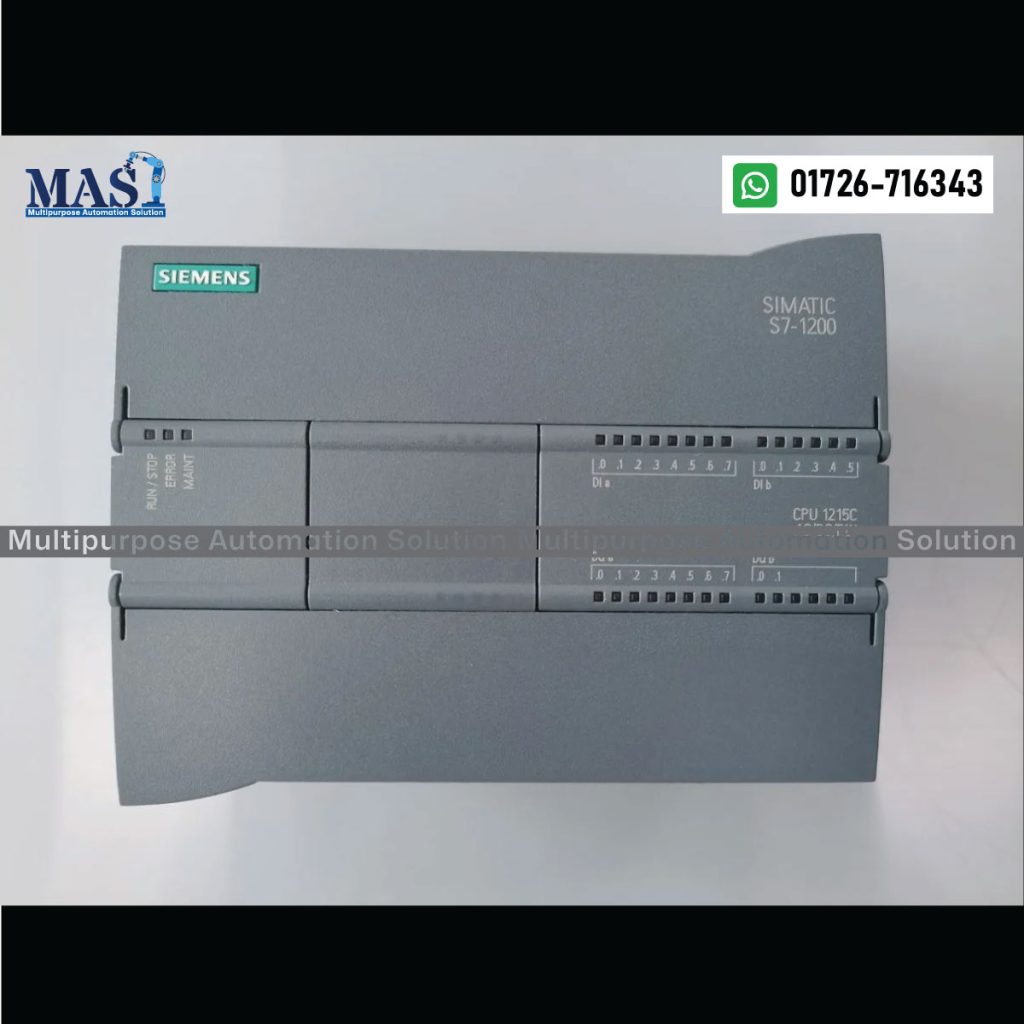 Siemens PLC SIMATIC S7-1200 CPU 1215C AC/DC/RLY (6ES7215-1BG40-0XB0) - MAS