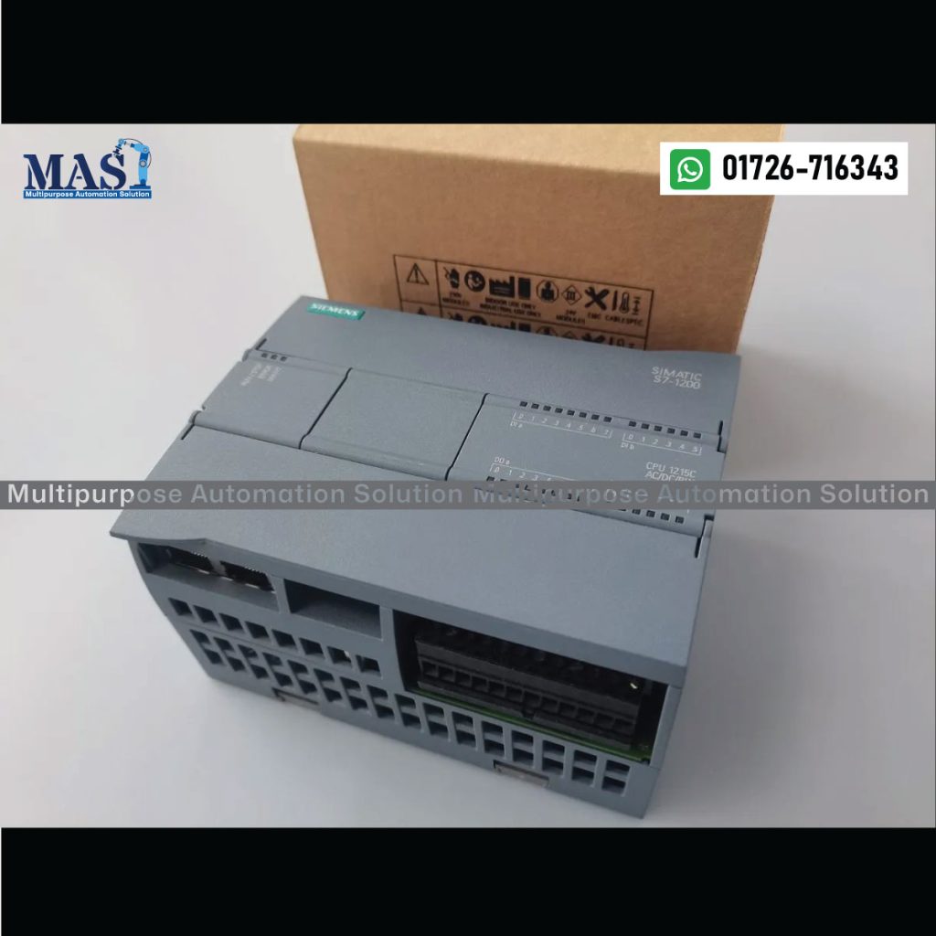 Siemens PLC SIMATIC S7-1200 CPU 1215C AC/DC/RLY (6ES7215-1BG40-0XB0) - MAS